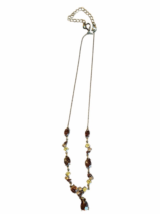 Avon | Jewelry | Vintage Avon Antiqued Gold Honey Rhinestone Drop ...